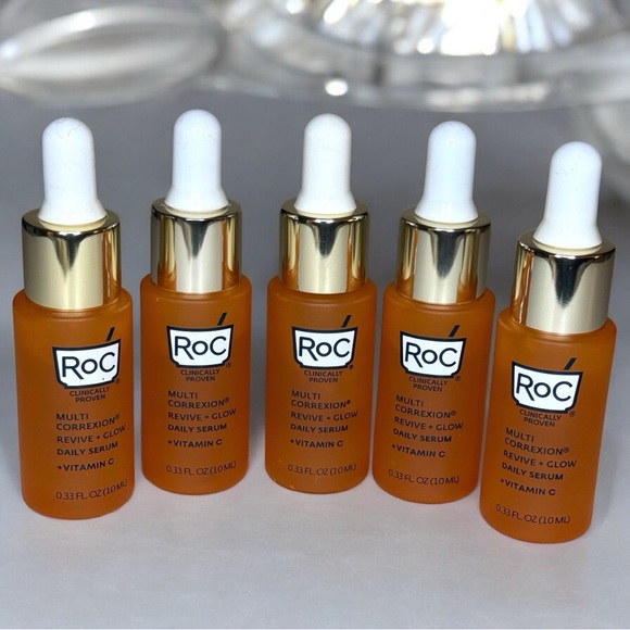 RoC | Skincare | Roc Multi Correxion Revive Glow Daily Serum Vitamin C Ml 5 Bottle Lot | Poshmark